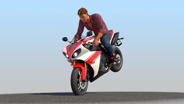 3D rig animate stunt - TurboSquid 1644600