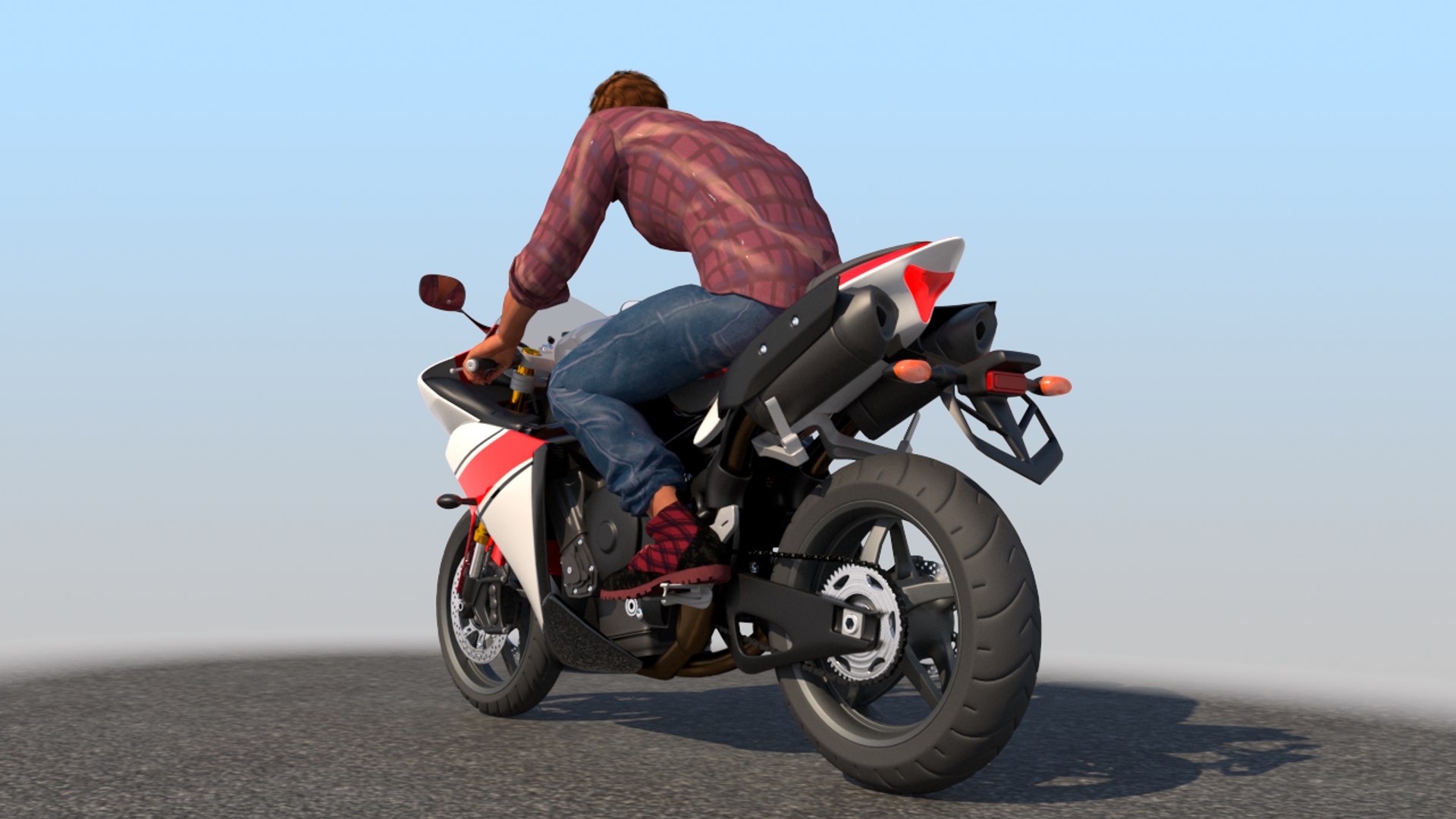 3D rig animate stunt - TurboSquid 1644600