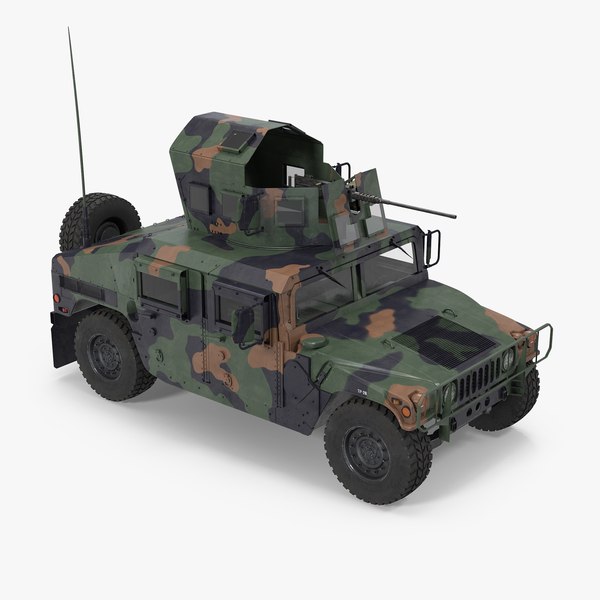 modelo 3d Humvee M1151 Armament Armier Camo modelo 3D mejorado ...
