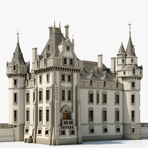 manor ancient 3d max