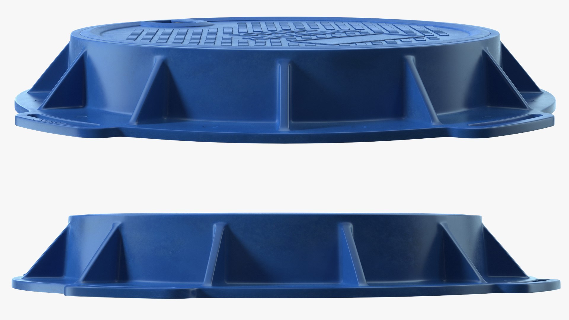 Fiberglass Manhole Blue 3D Model - TurboSquid 1947467