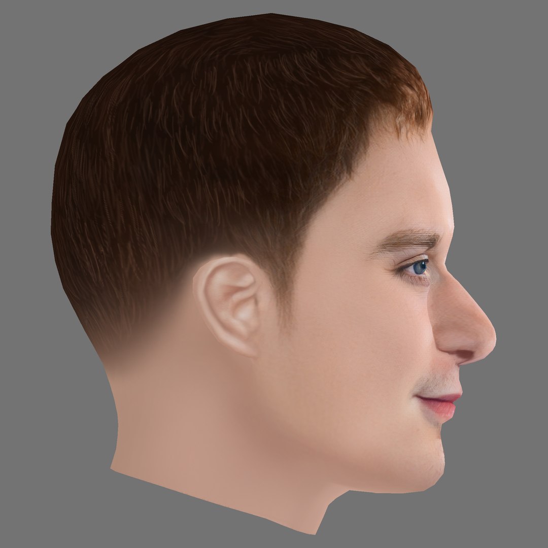 3D Fred Hechinger Head - Low Poly Head For Game Model - TurboSquid 2298461