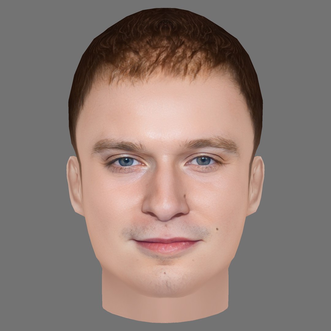 3D Fred Hechinger Head - Low Poly Head For Game Model - TurboSquid 2298461