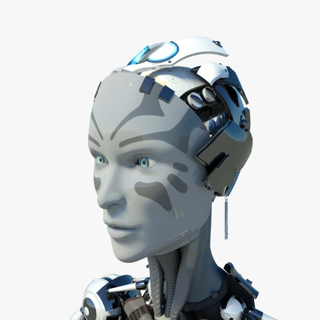 3d Max Robot Droid Cyber