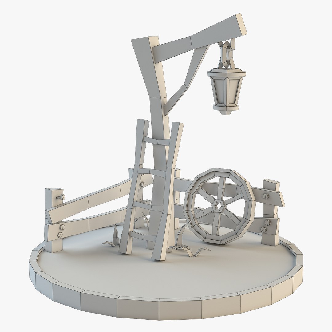 Scene Lantern 3d Model