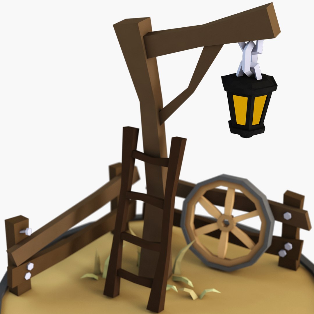 Scene Lantern 3d Model