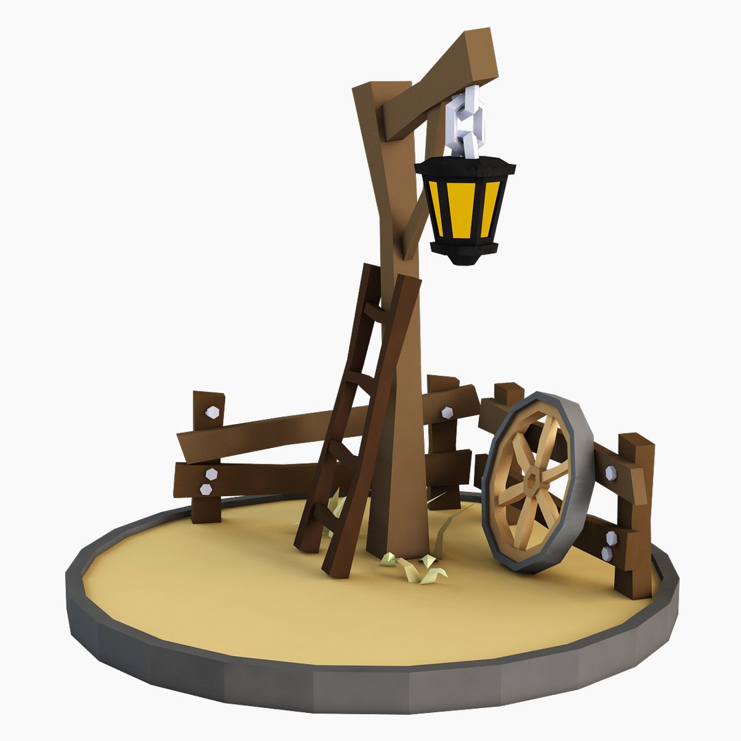 Scene Lantern 3d Model