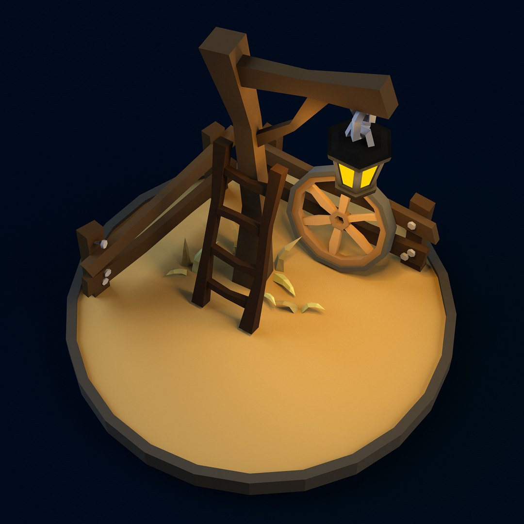 Scene Lantern 3d Model