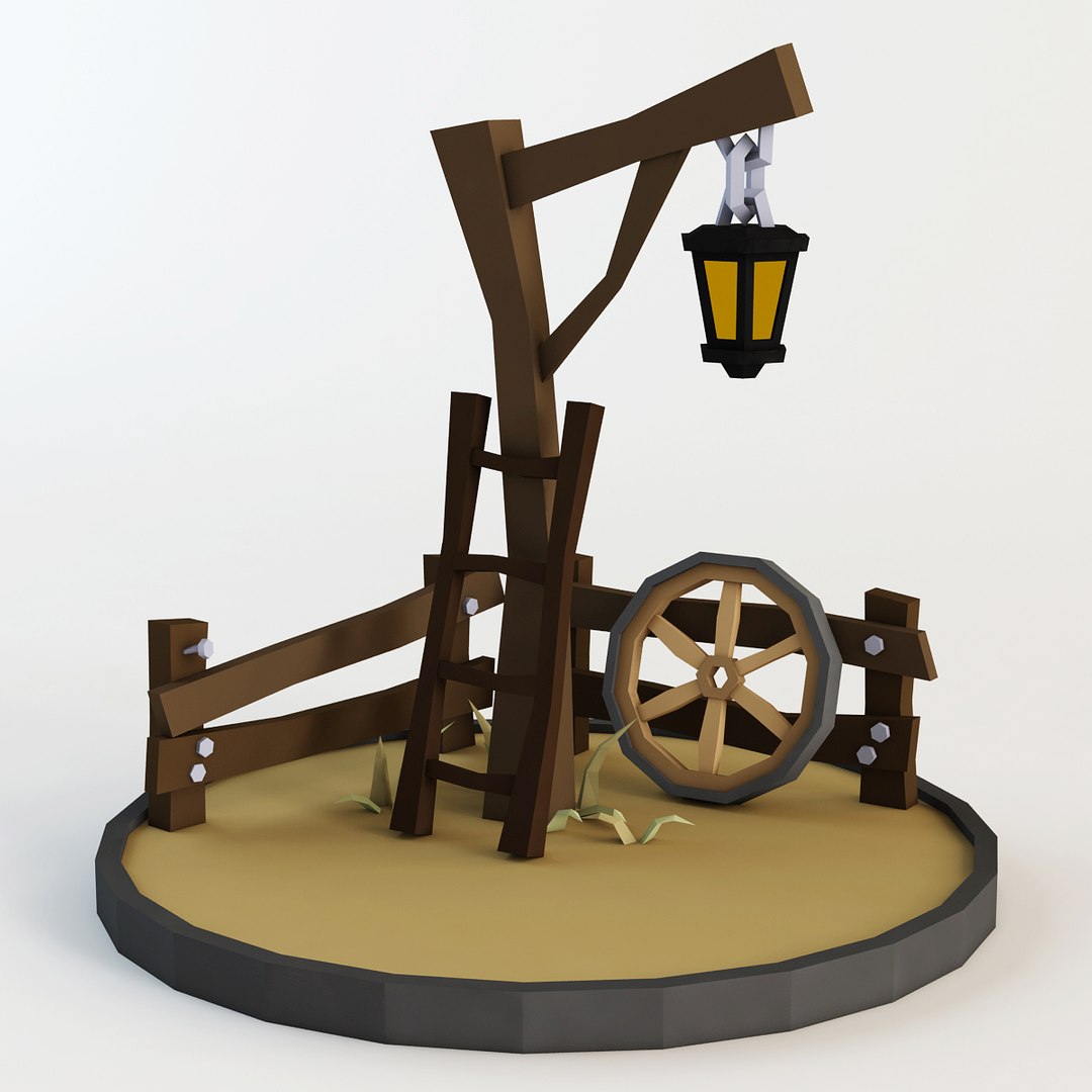 Scene Lantern 3d Model