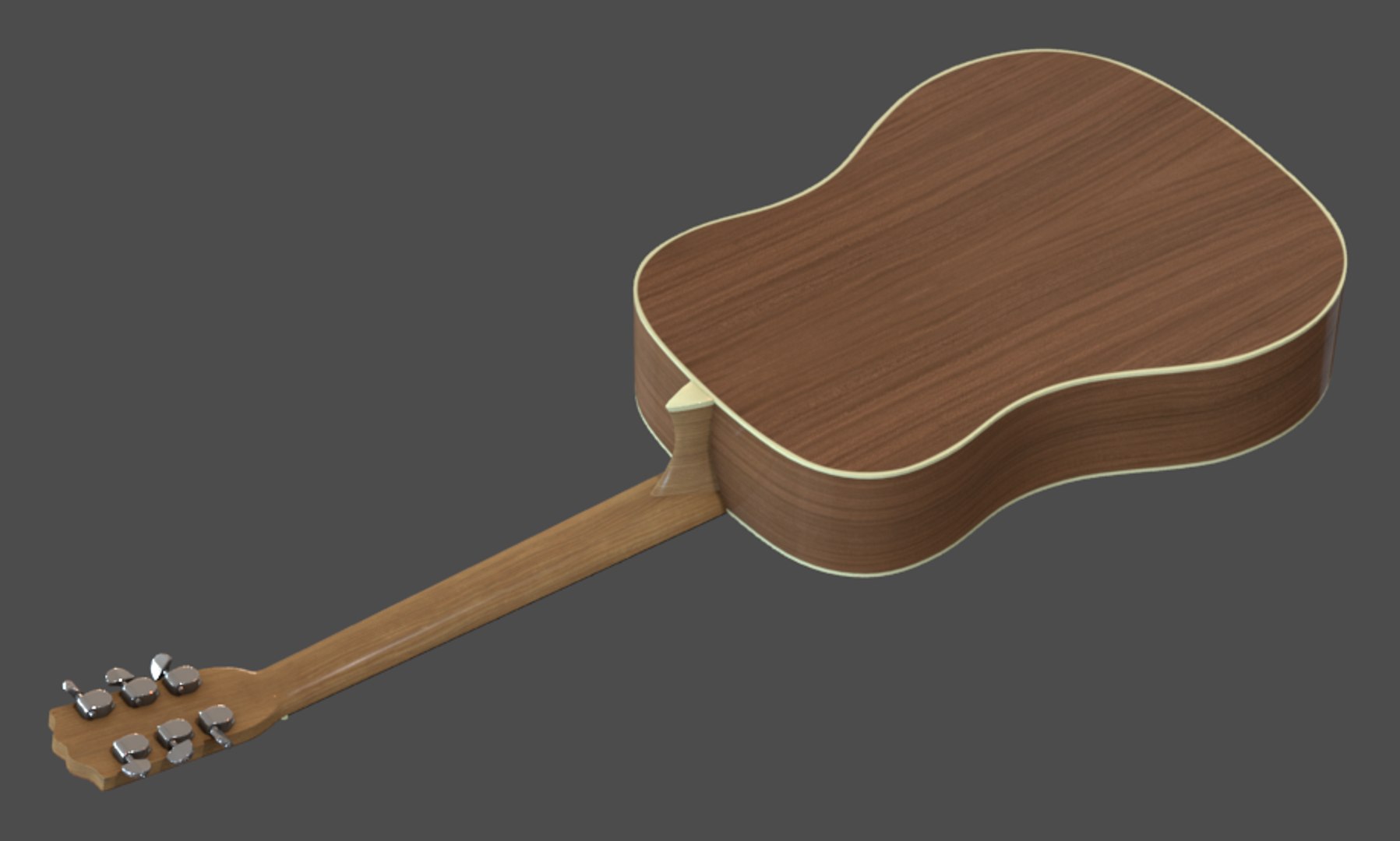 3D Acoustic Guitar Model - TurboSquid 1470214