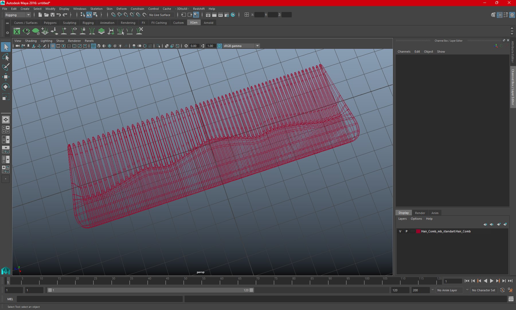 Hair Comb 3D Model - TurboSquid 2082877