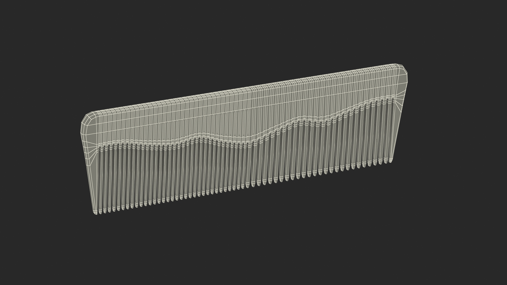 Hair Comb 3D Model - TurboSquid 2082877