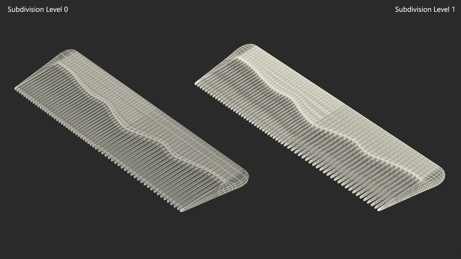 Hair Comb 3D Model - TurboSquid 2082877