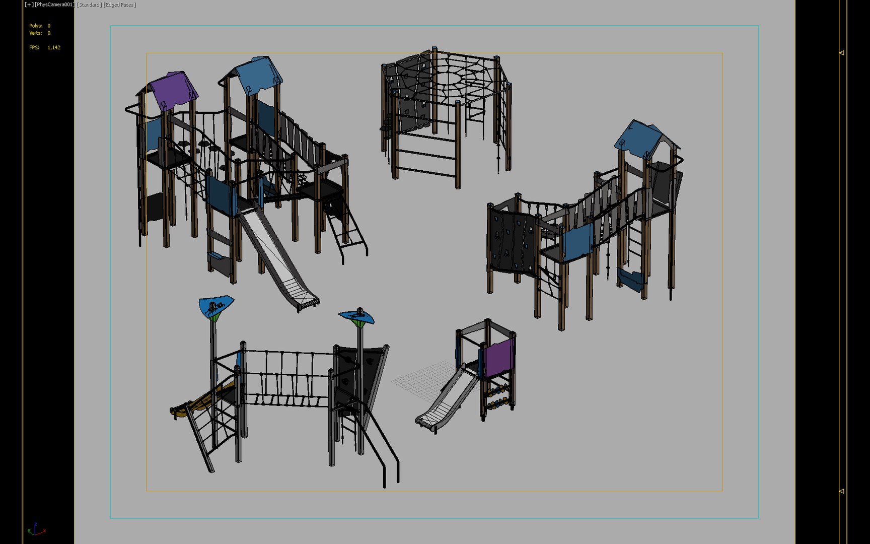 Children Playground 3D Model - TurboSquid 1636603