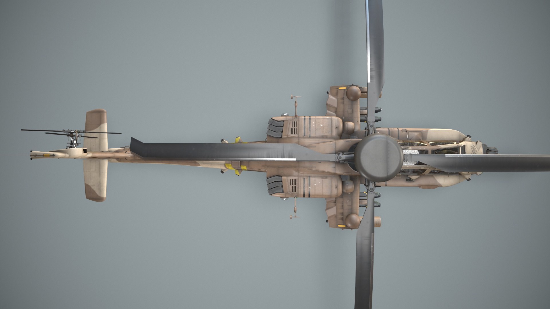 3D Apache AH-64D Israel Air Force Basic Animation Model - TurboSquid ...