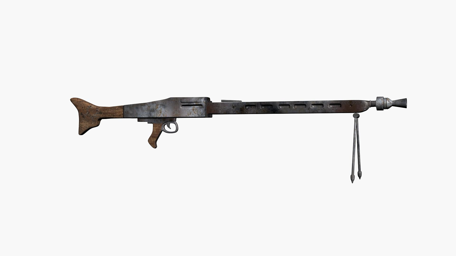 3D Machinegun - TurboSquid 2257466