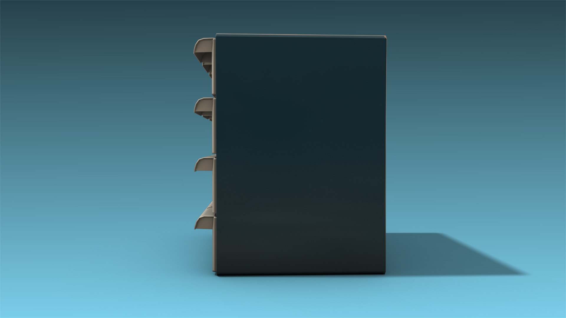 Low-poly storage cabinet drawers 3D model - TurboSquid 1643001