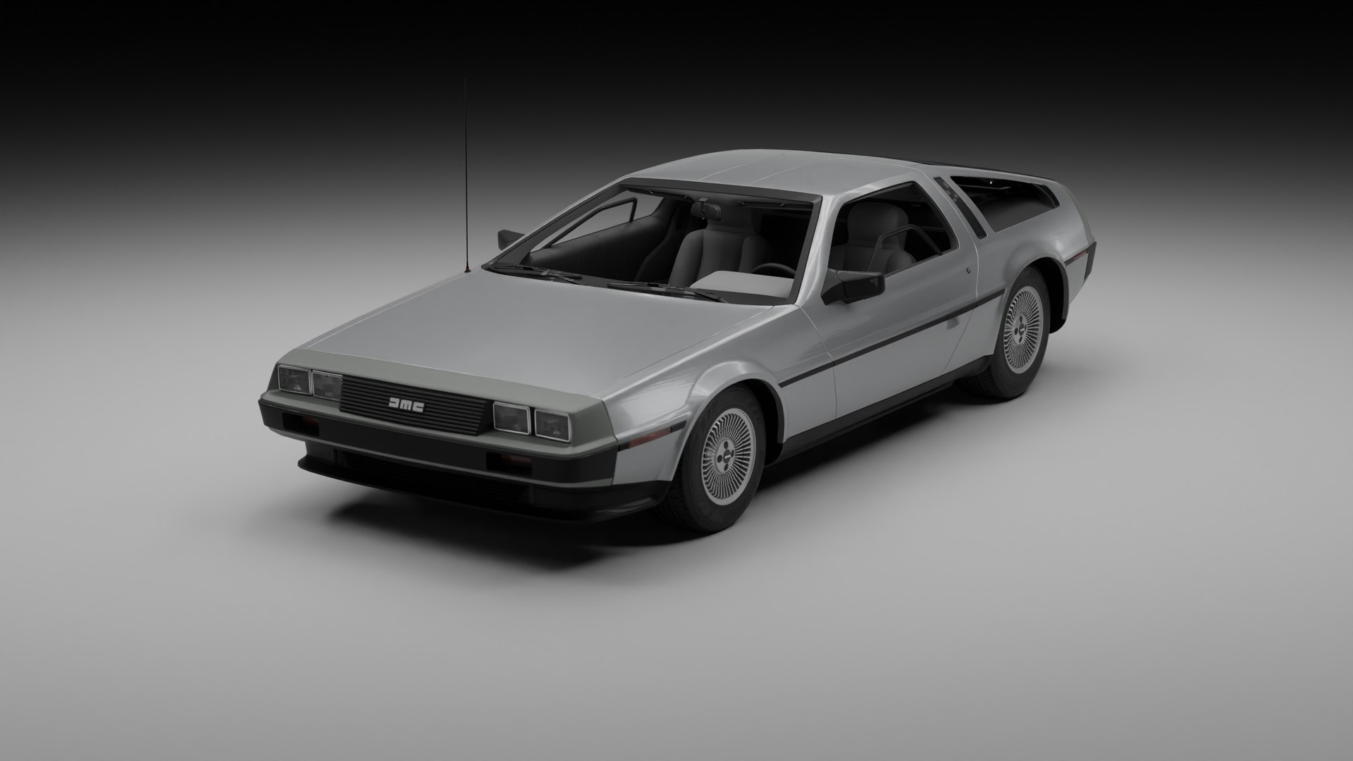 DeLorean DMC-12 3D Model - TurboSquid 2070623