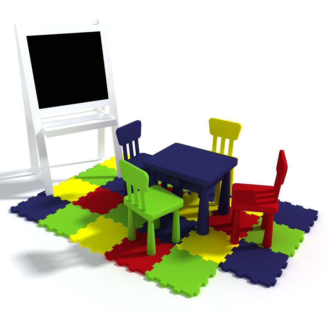 3d Model Set Kids