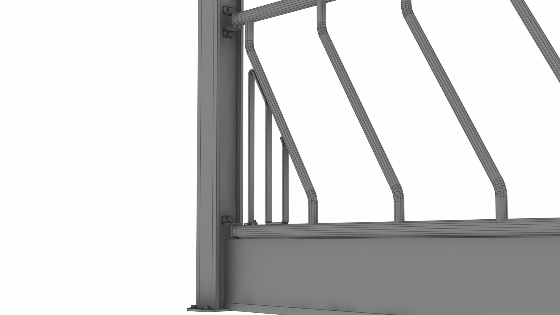 3D Diagonal Farm Feed Barrier 02 Model - TurboSquid 2057296