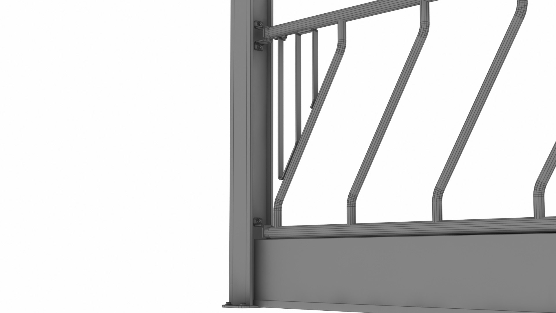 3D Diagonal Farm Feed Barrier 02 Model - TurboSquid 2057296