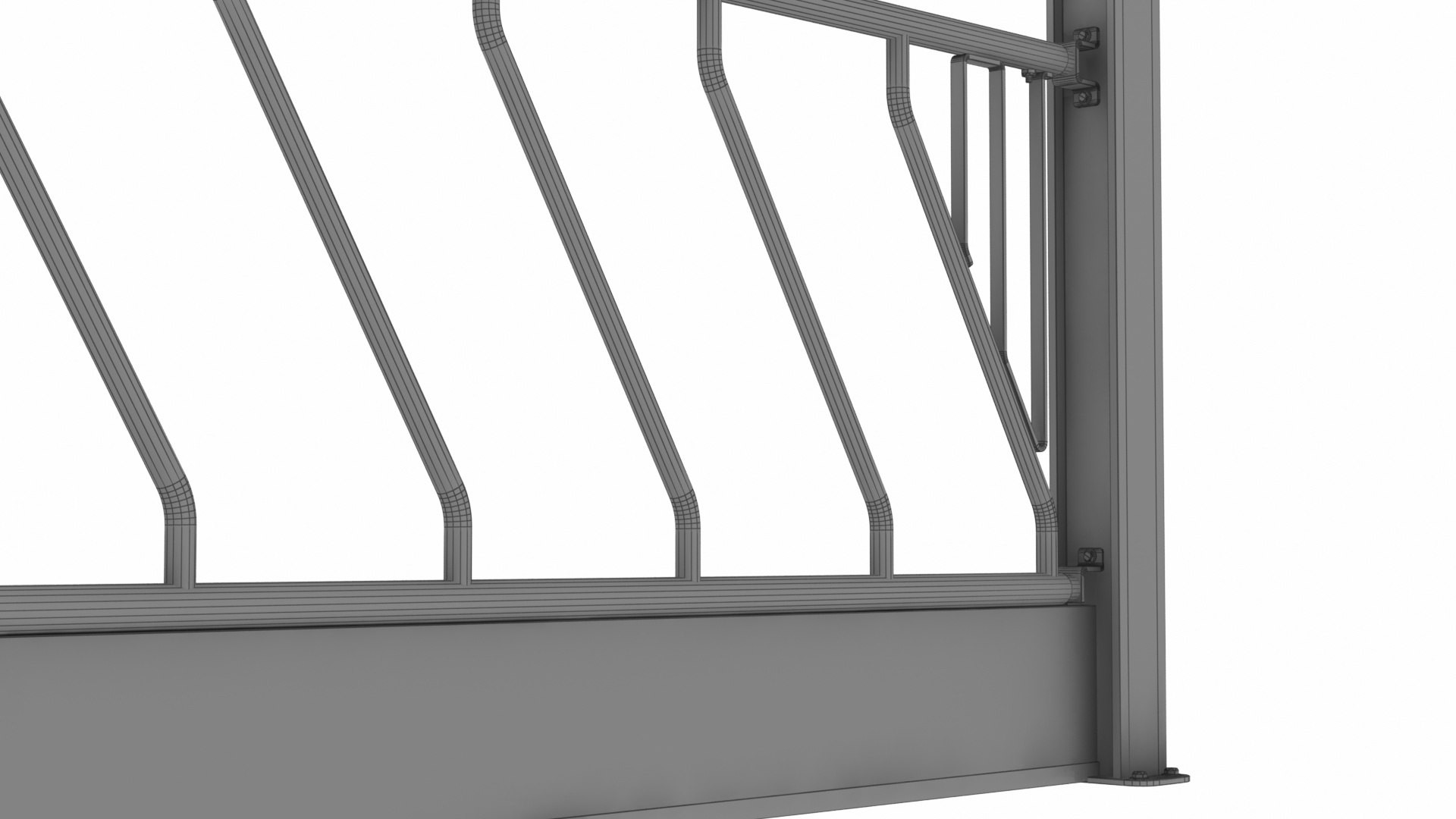 3D Diagonal Farm Feed Barrier 02 Model - TurboSquid 2057296