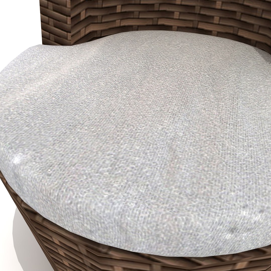 rattan chair 3d max