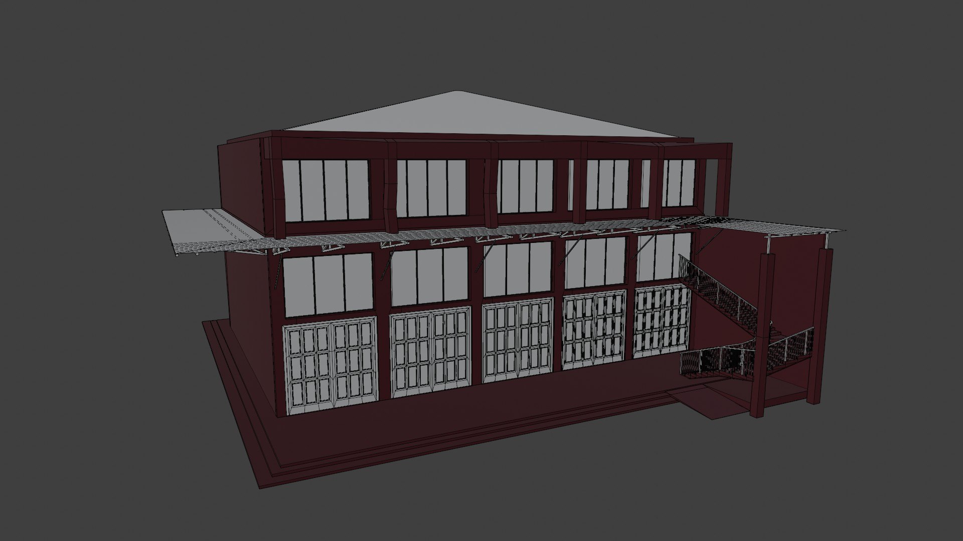 Empty building 3D - TurboSquid 1744274