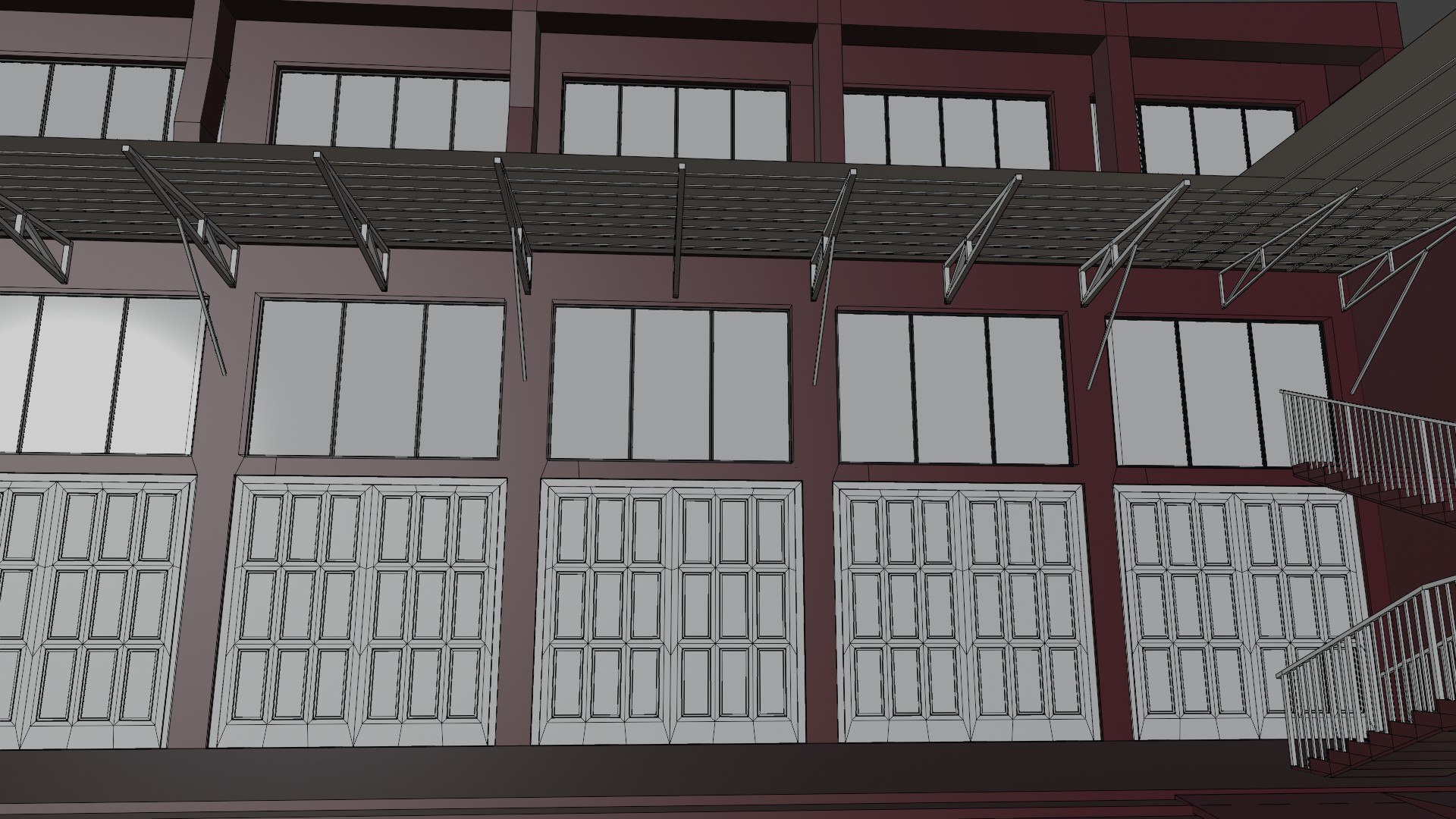 Empty building 3D - TurboSquid 1744274