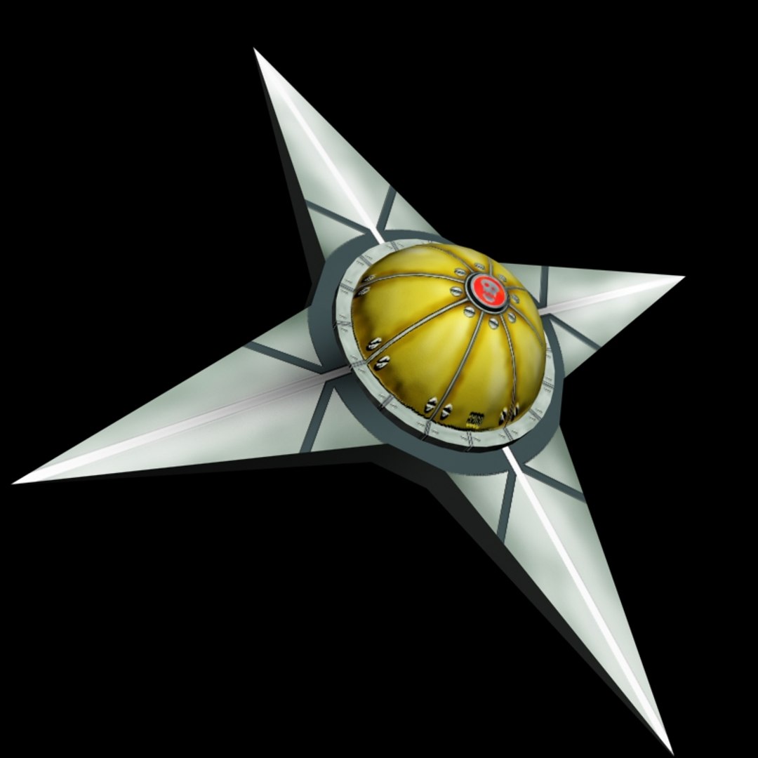3d Model Explosive Throwing Star