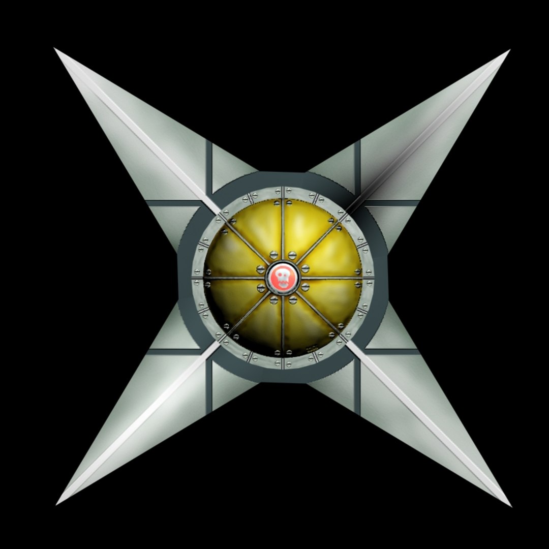 3d Model Explosive Throwing Star