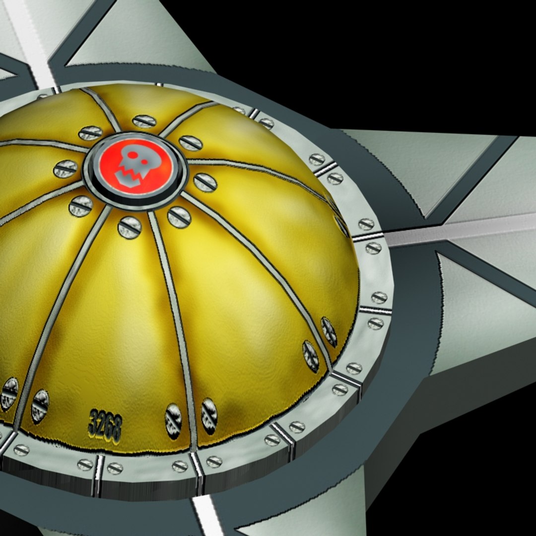 3d Model Explosive Throwing Star