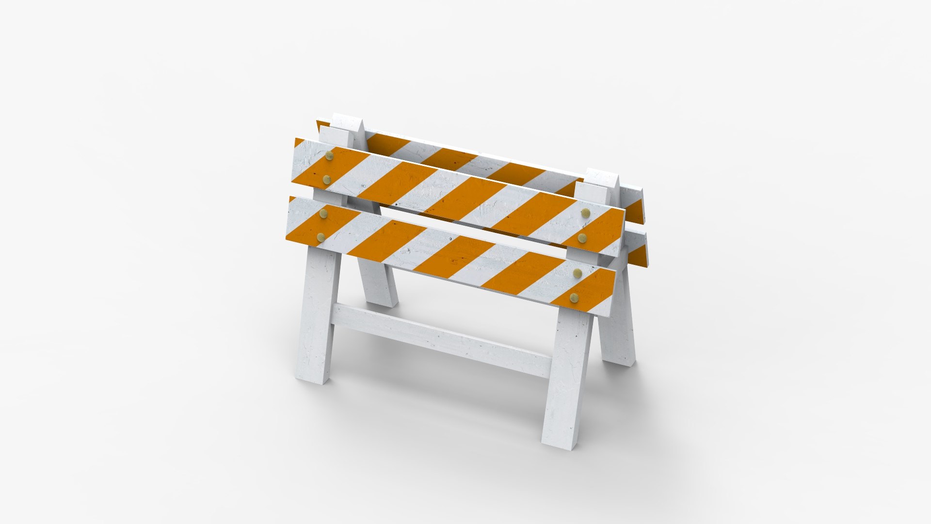 Blockade Barrier 3D - TurboSquid 1869235