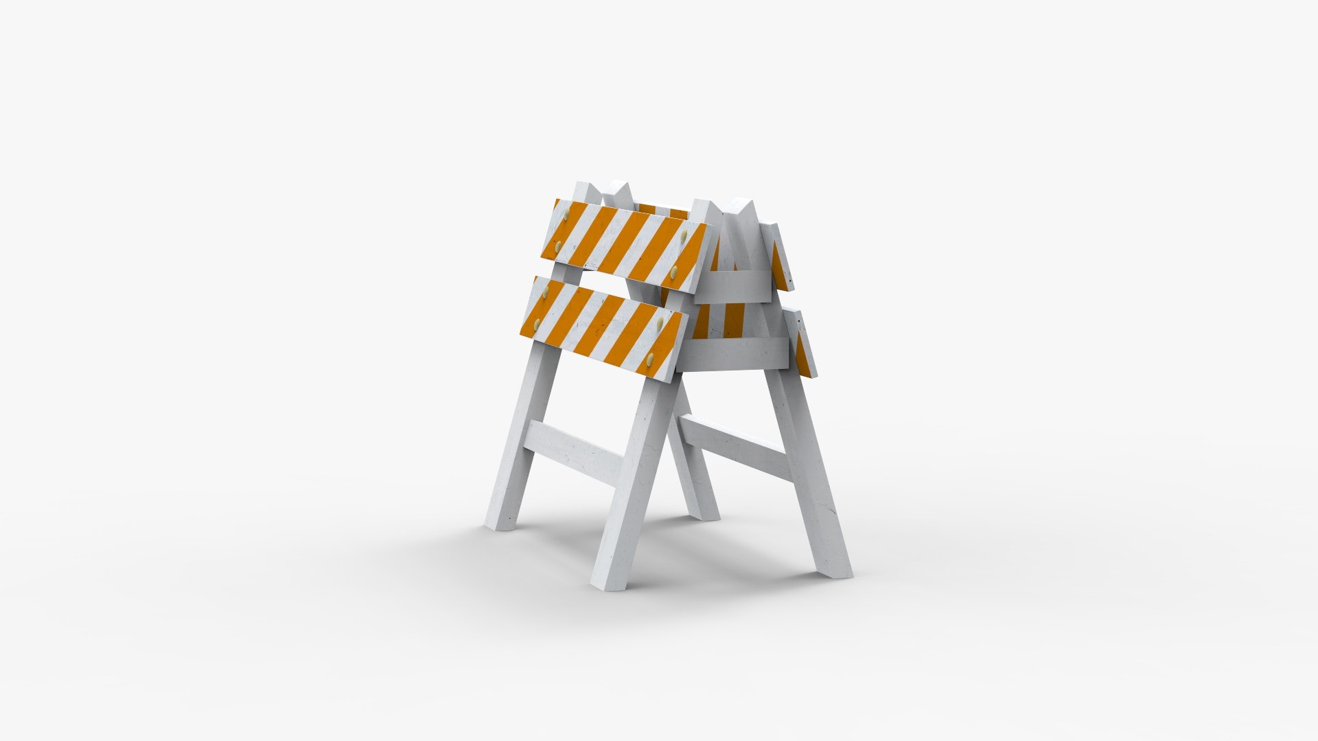 Blockade Barrier 3D - TurboSquid 1869235