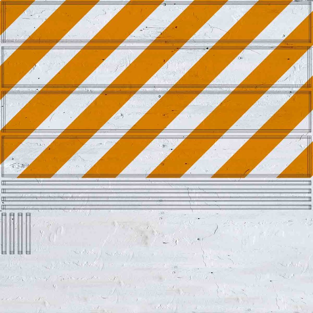 Blockade Barrier 3D - TurboSquid 1869235