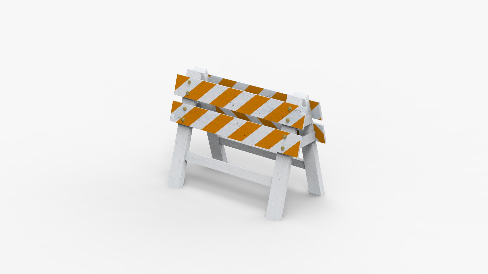 Blockade Barrier 3D - TurboSquid 1869235