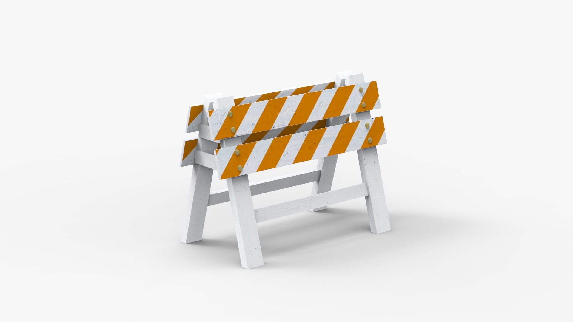 Blockade Barrier 3D - TurboSquid 1869235