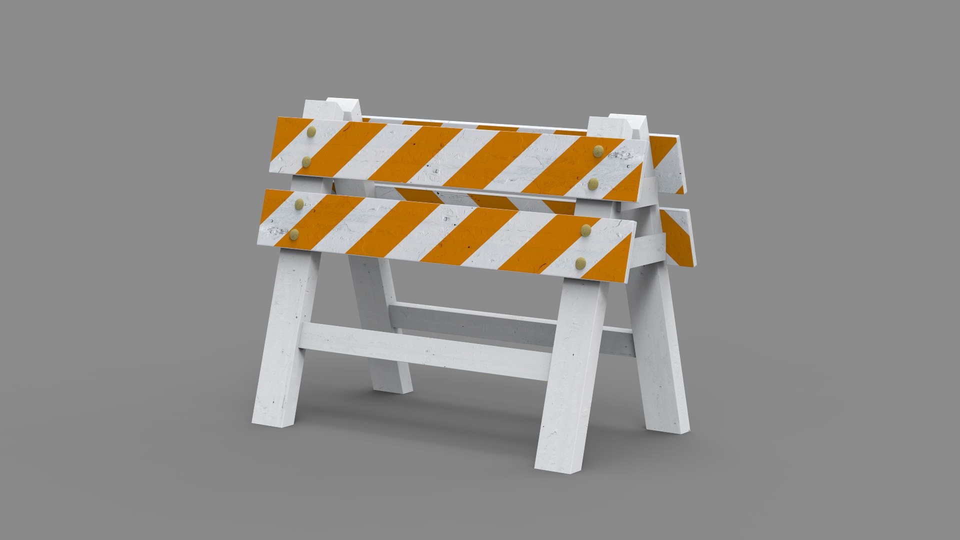 Blockade Barrier 3D - TurboSquid 1869235