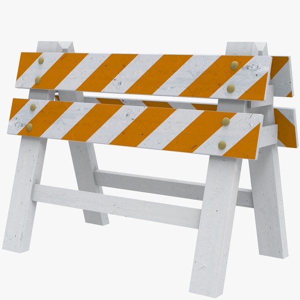 Blockade Barrier 3D - TurboSquid 1869235