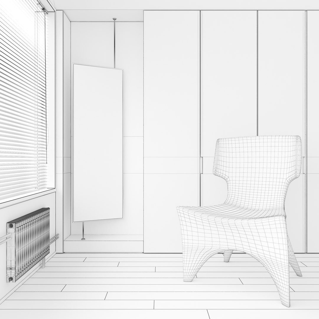 NOTRE MONDE Modern Glass Chair 3D Model - TurboSquid 2061373