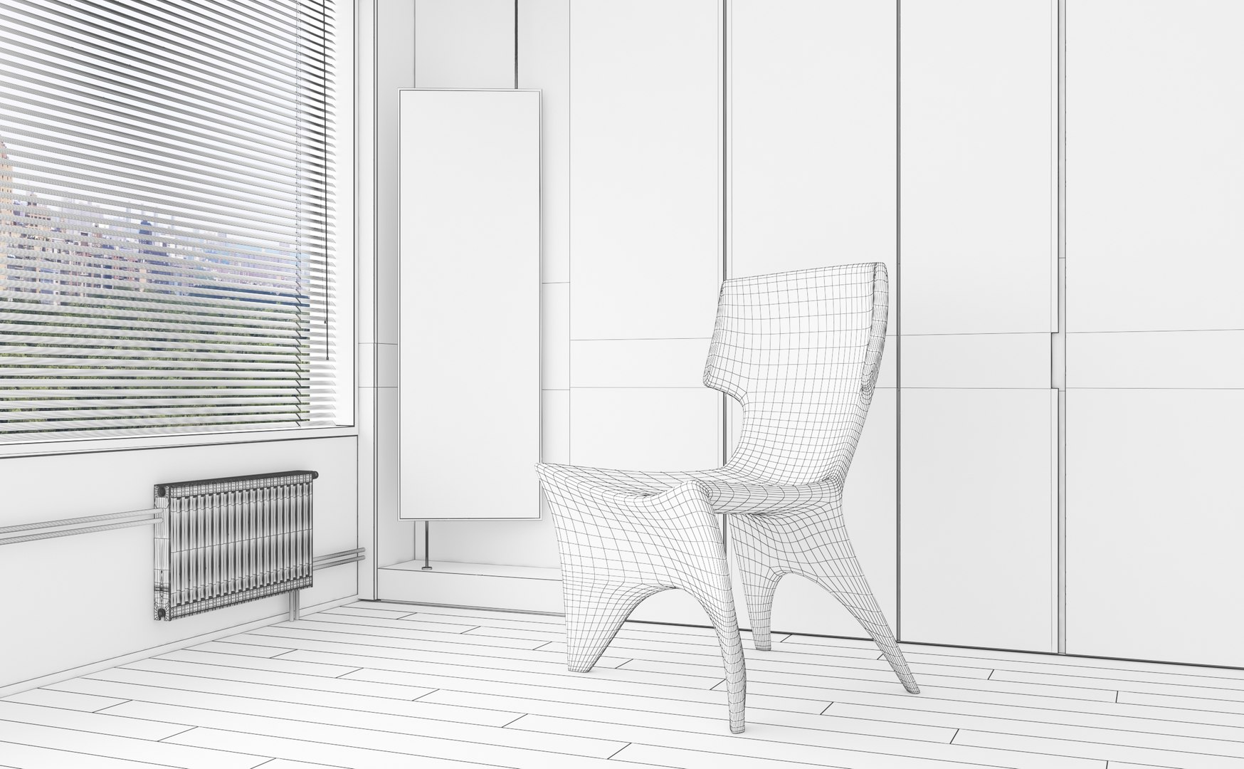 NOTRE MONDE Modern Glass Chair 3D Model - TurboSquid 2061373