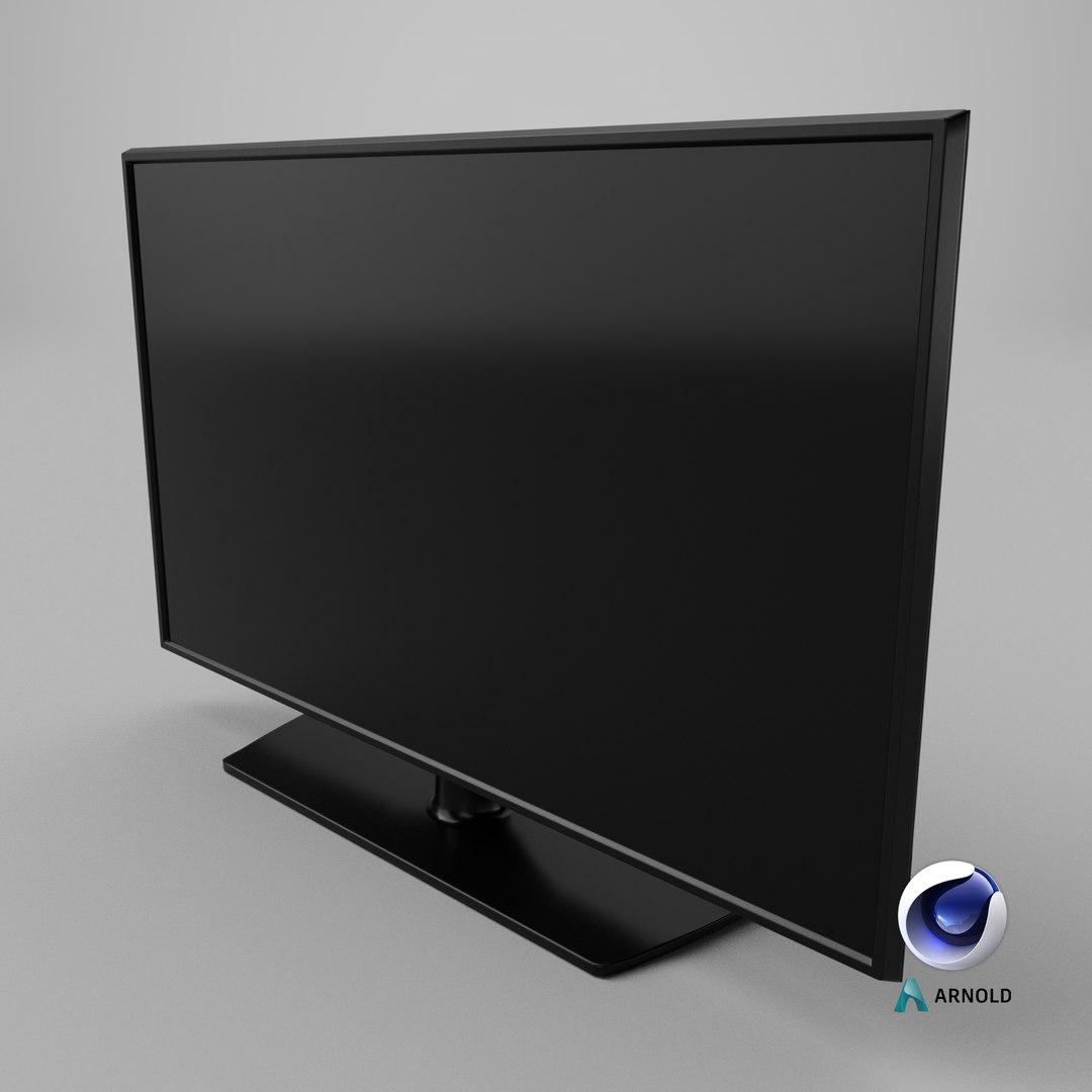 TV Display Type 02 Device And Box Blank Or Generic Label Model ...
