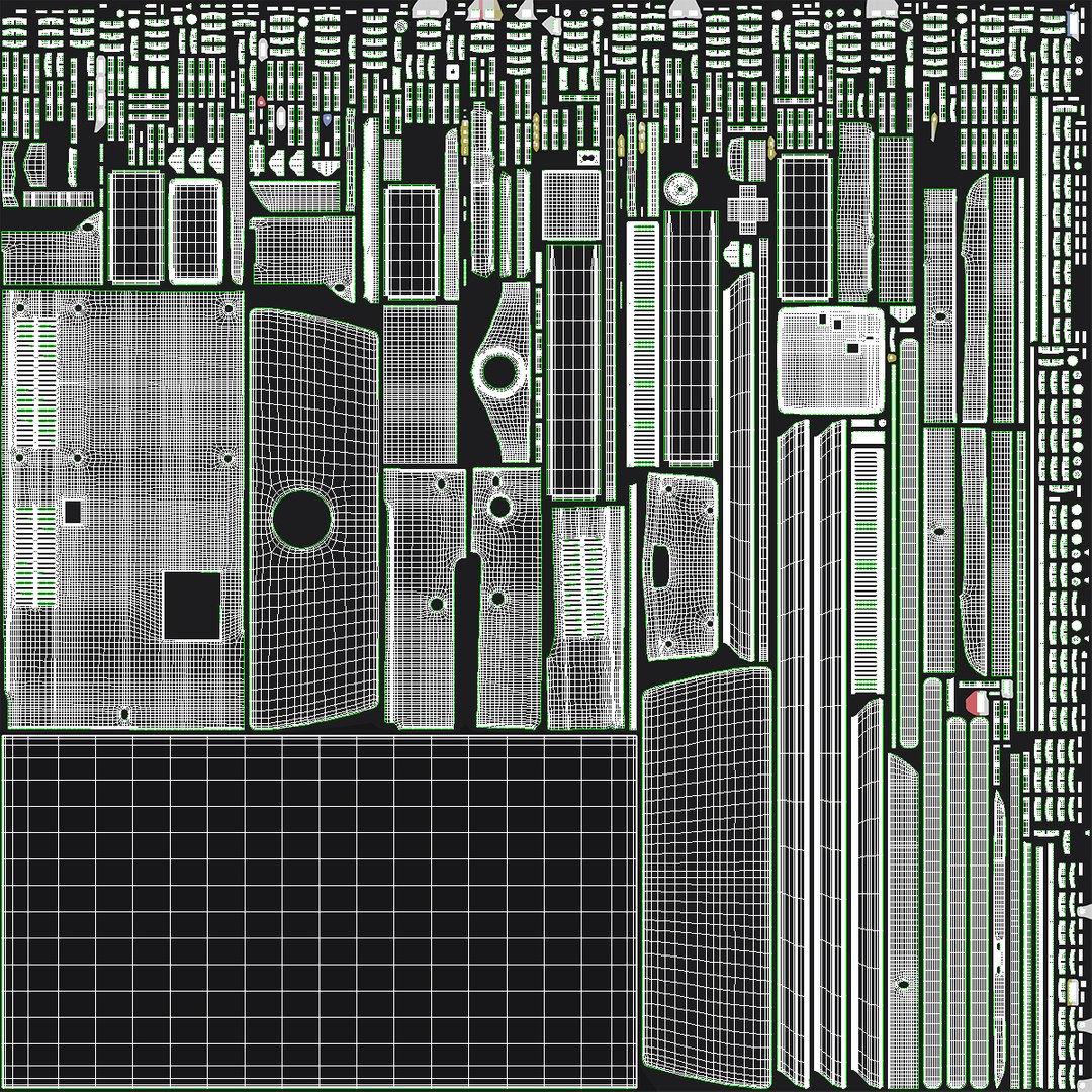 TV Display Type 02 Device and Box Blank or Generic Label model ...