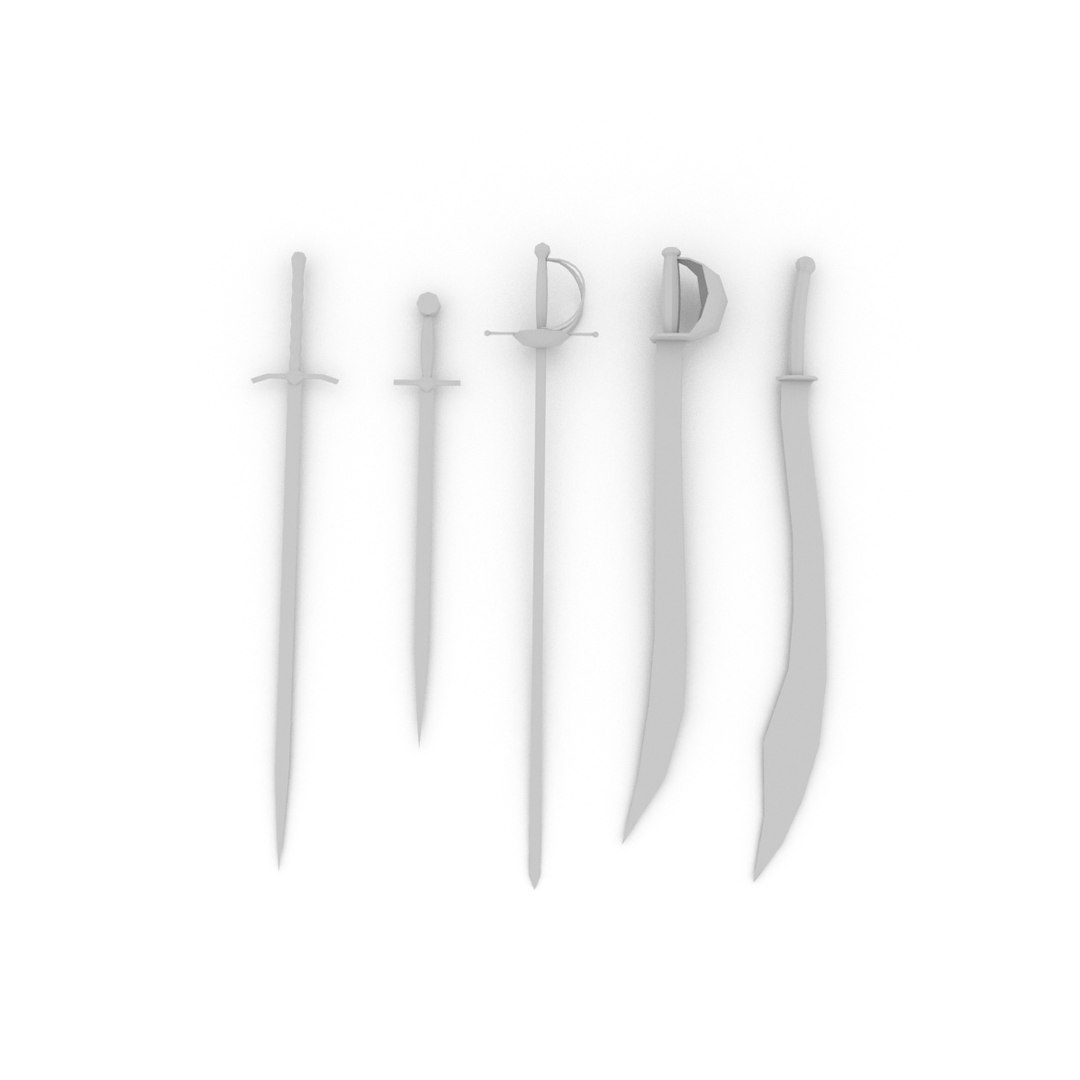 3d Model Sword