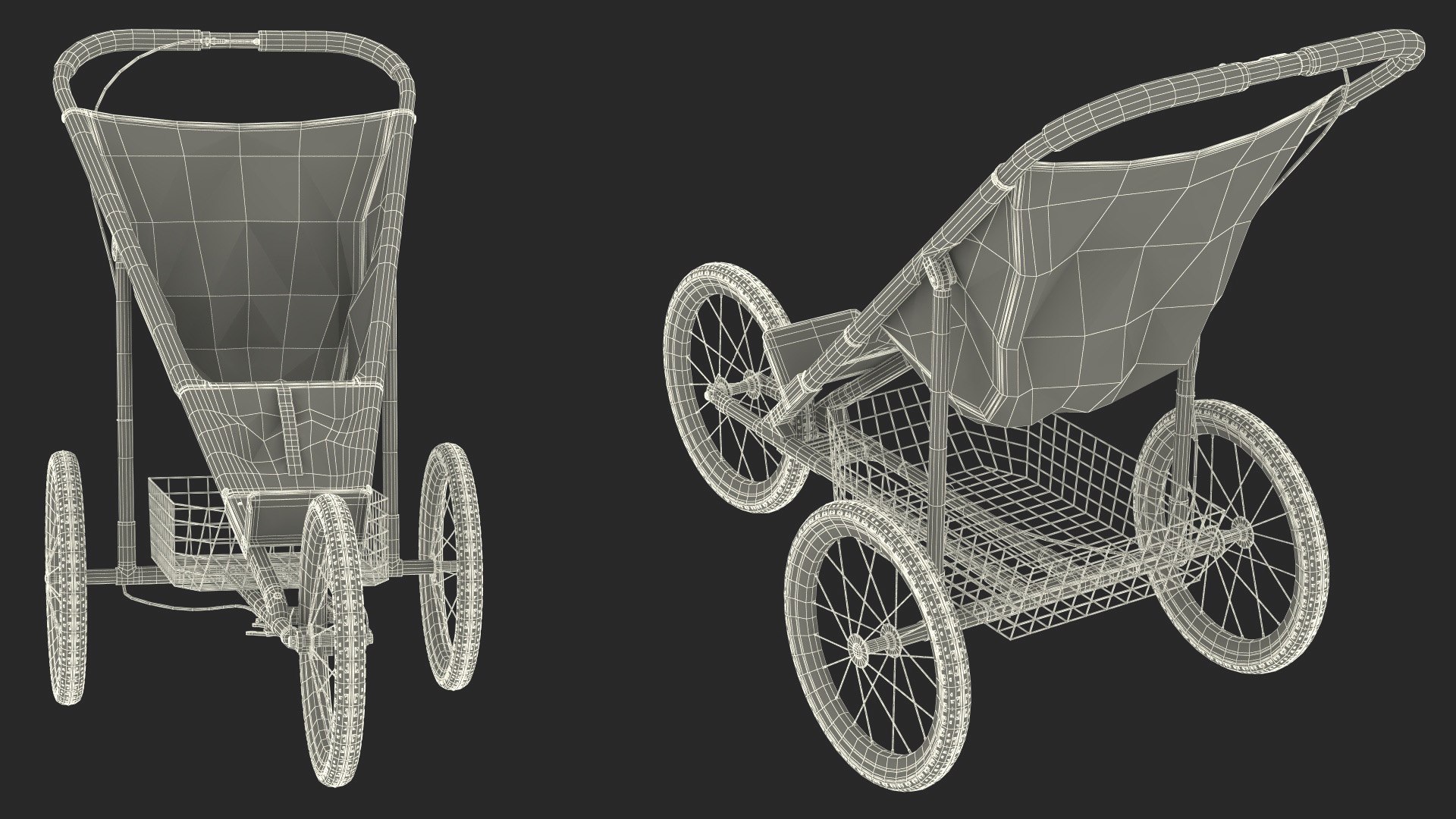 Running Stroller 3D model - TurboSquid 2148575