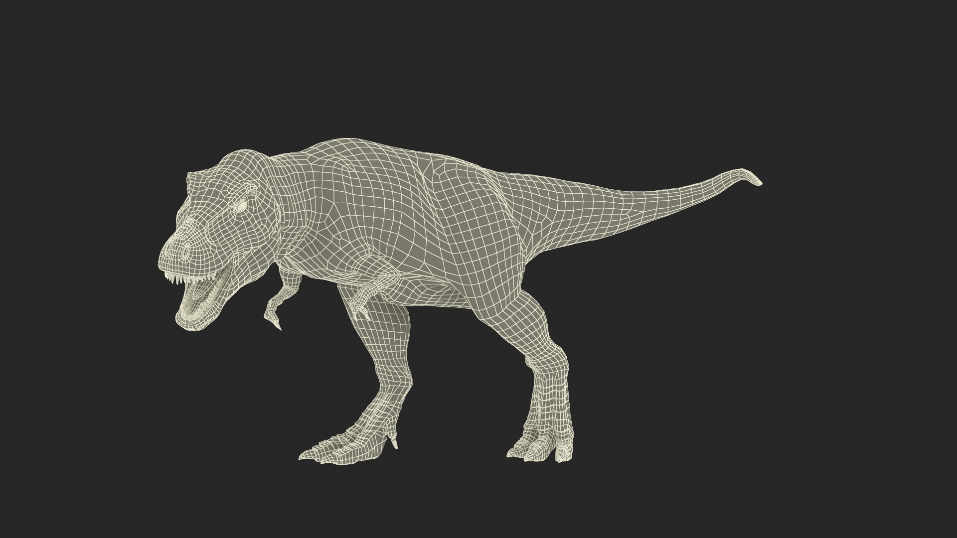 Tyrannosaurus Rex Attack Pose Model - TurboSquid 2382899