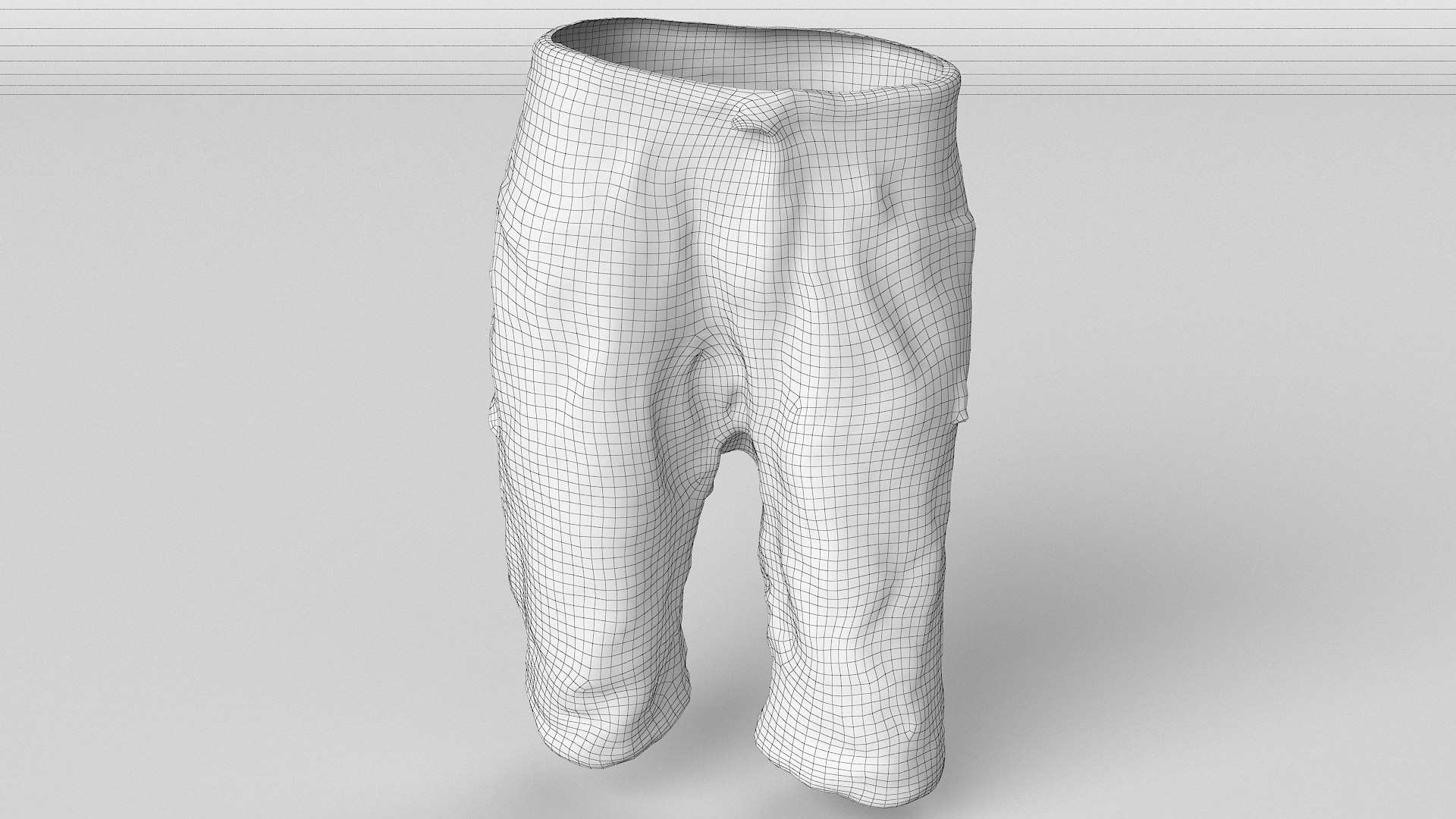 3D shorts clothes model - TurboSquid 1673972