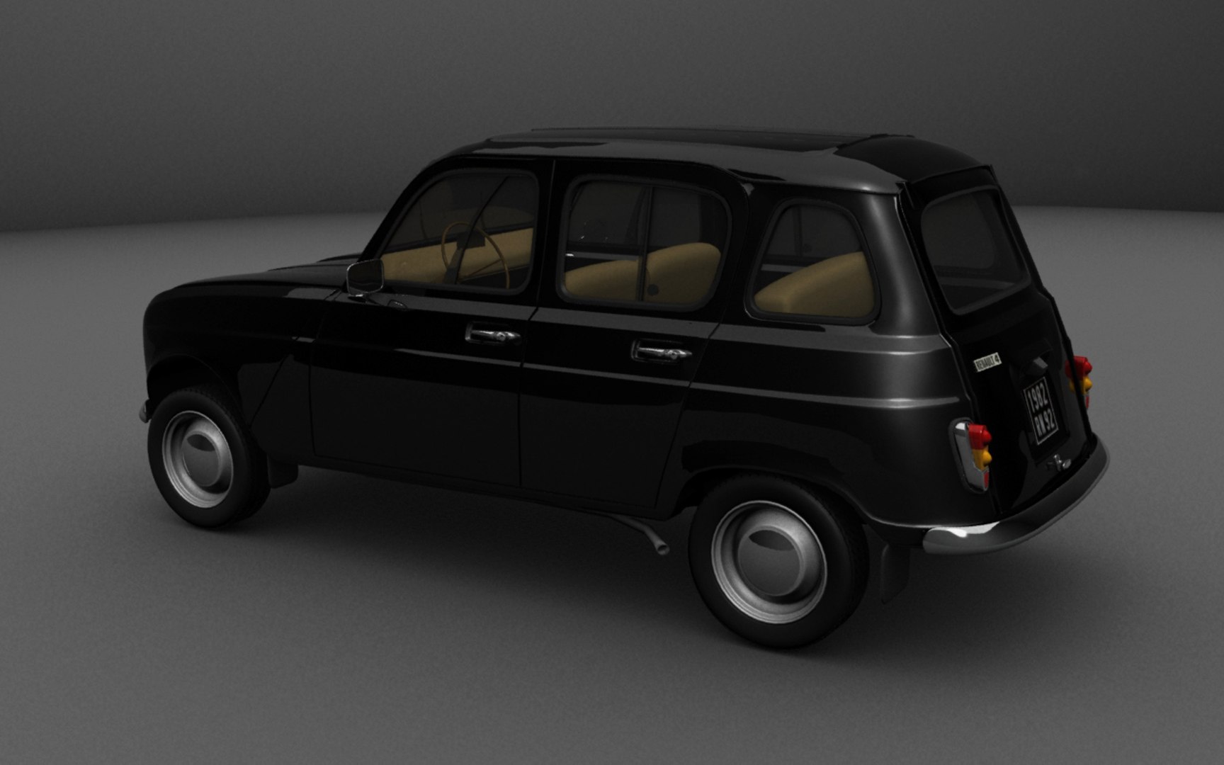Classic Renault 3d Model