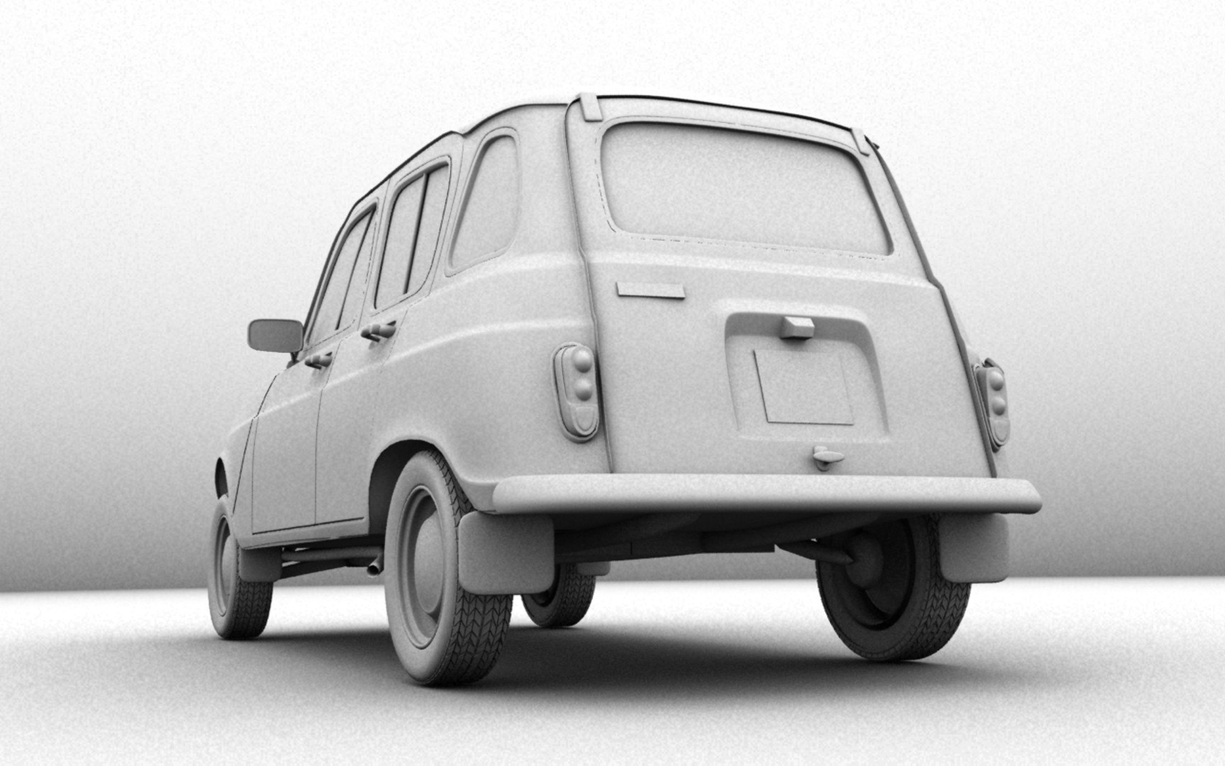 Classic Renault 3d Model