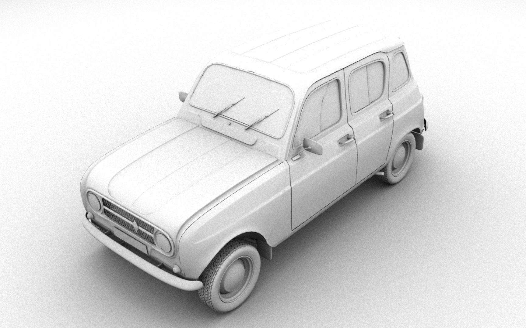 Classic Renault 3d Model